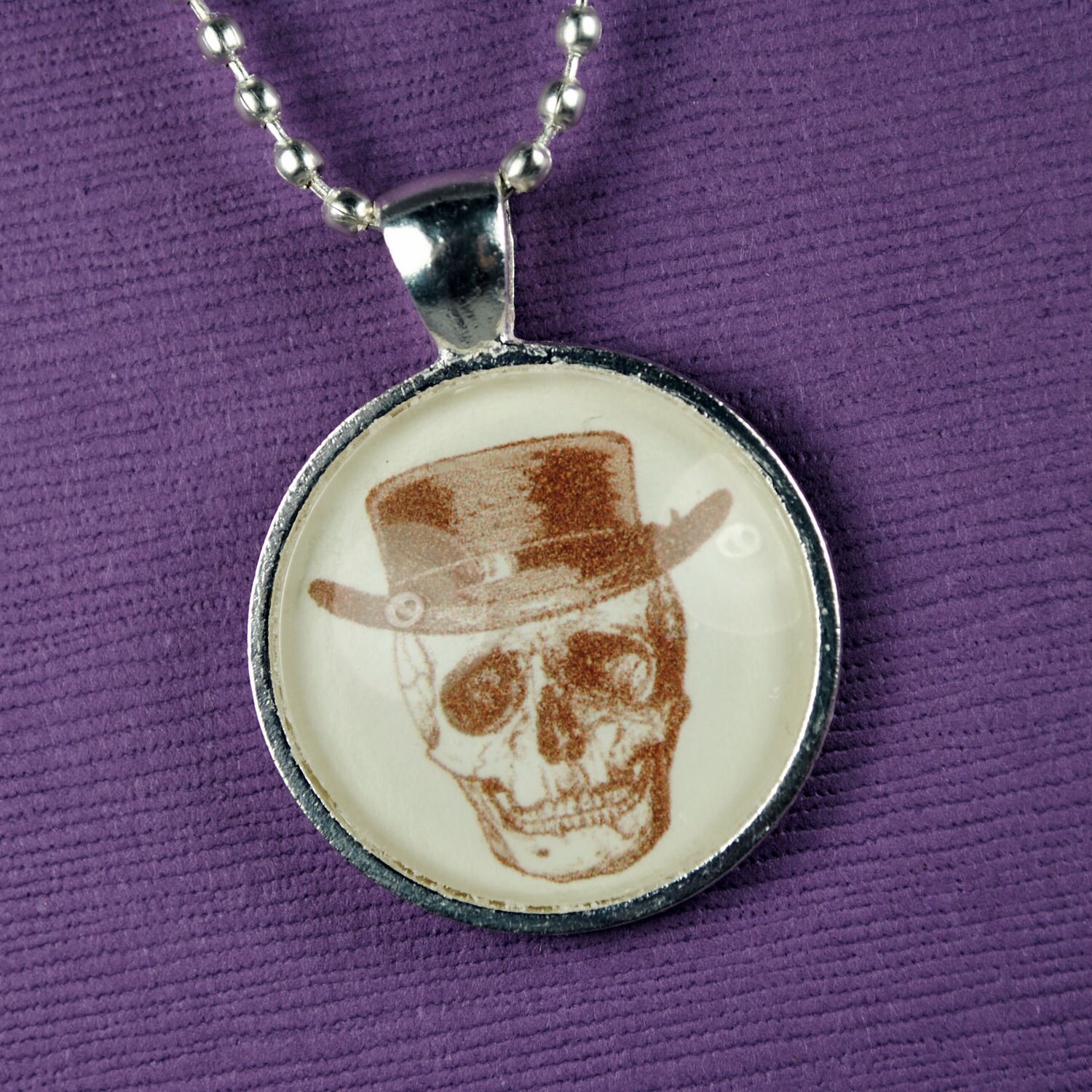 Skull Pendant Heisenberg Necklace Breaking Bad Sepia Skull | Etsy