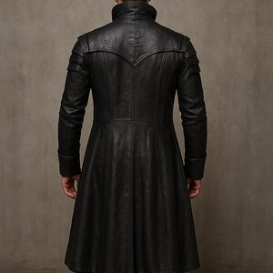 Mens Black Leather Medieval Armor Coat - Men’s Viking Gambeson Tunic ...