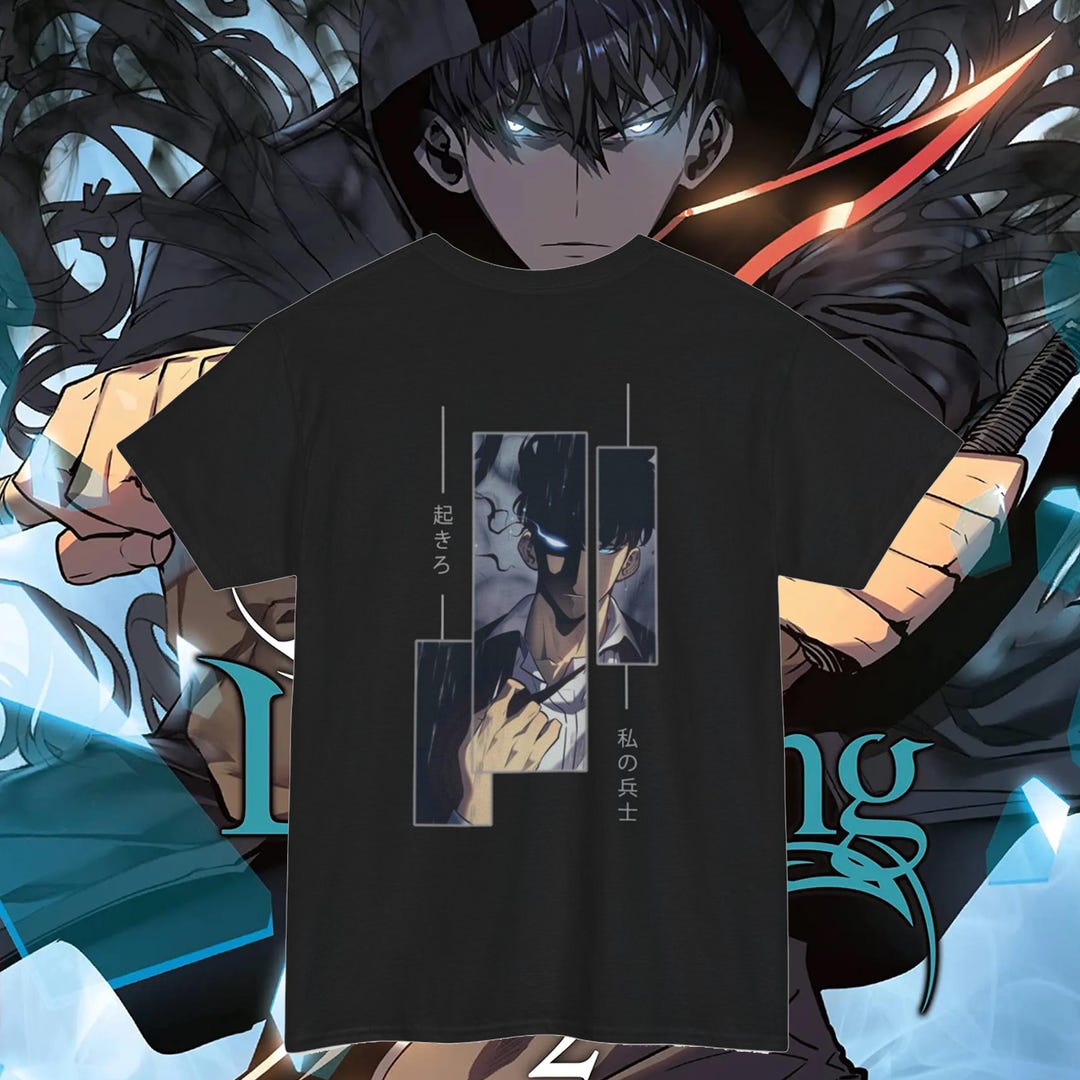 Solo Leveling Unisex Heavy Cotton Tee, Graphic Tee, Gift for for Anime ...