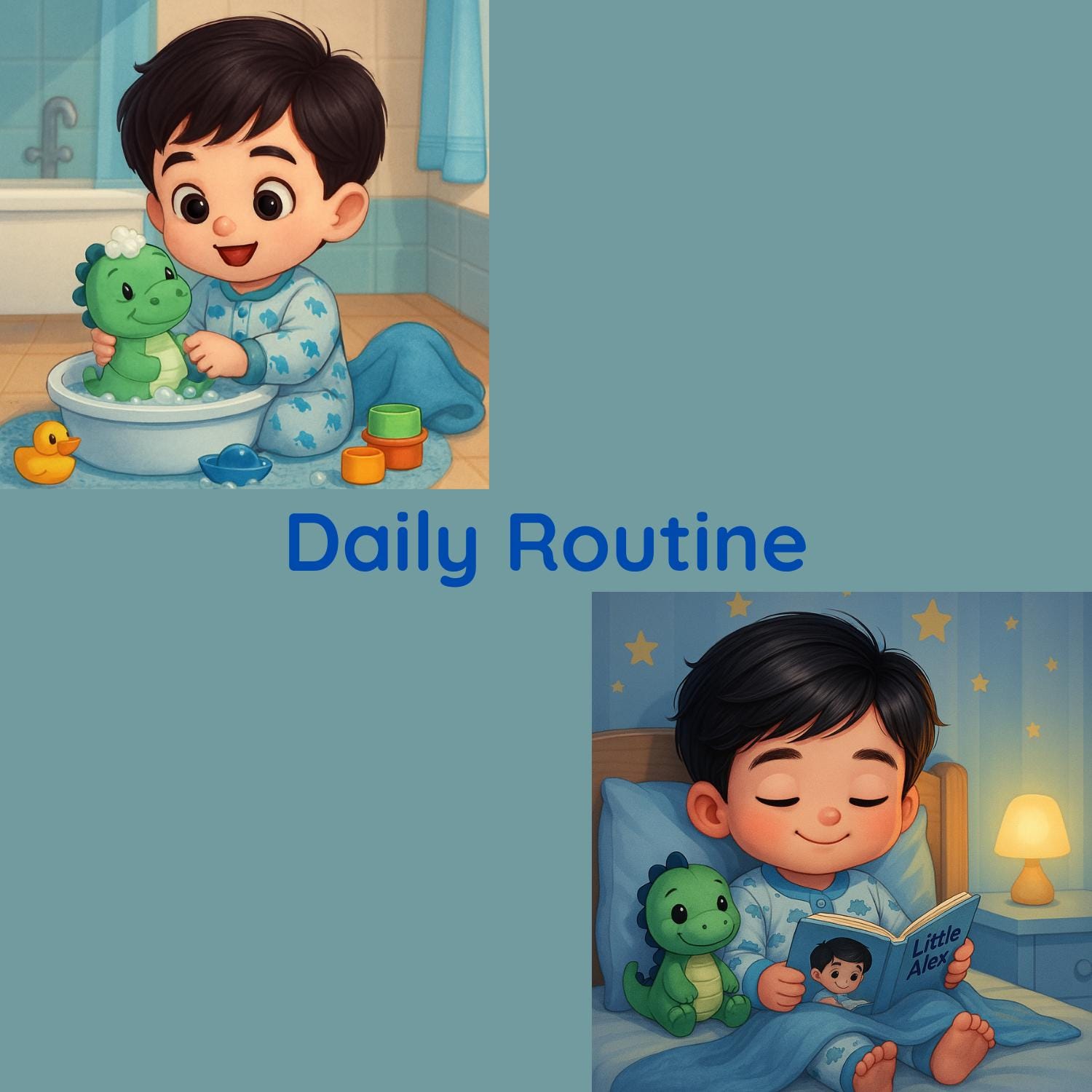 Editable Toddler Routine Chart – Kids Daily Schedule Printable ...