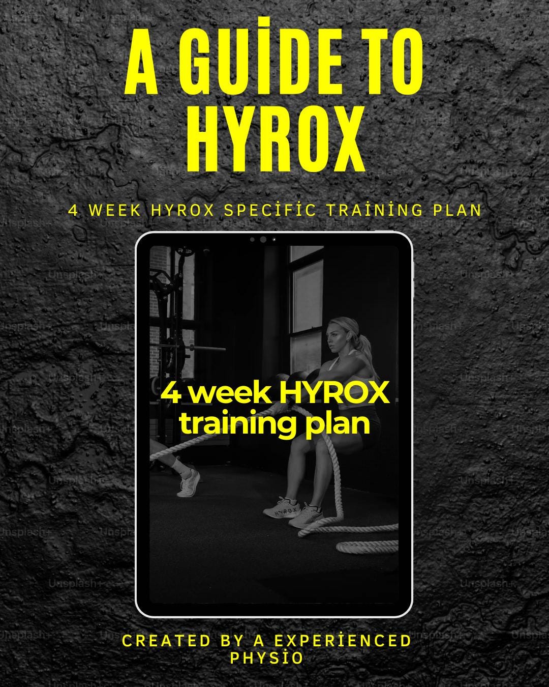 HYROX Training Plan/ HYROX Specific/ Hyrox Digital Planner/ Hyrox ...