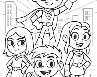 Custom Coloring Page From Photo | Personalized Digital Portrait ...