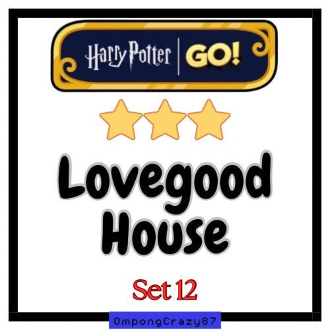 Lovegood House - Monopoly Go 3 Star Available for Stickers - Set 12 ...