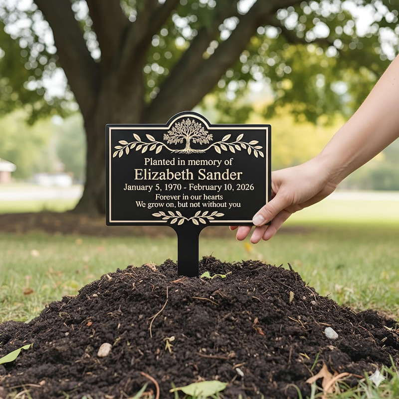 Memorial Tree Plaque - Etsy