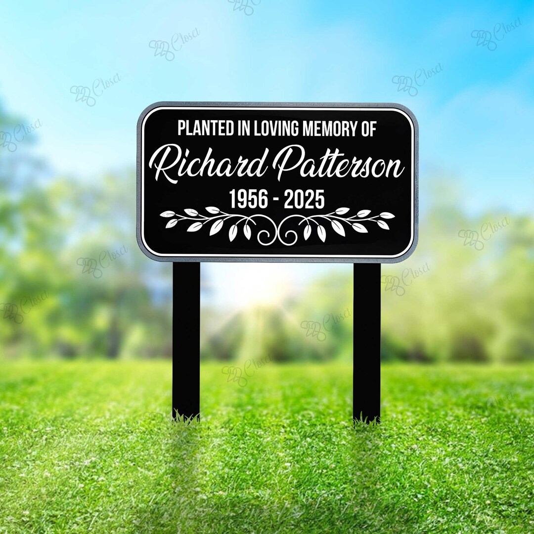 Personalized Name Memorial Stake,memorial Tree Plaque,memorial Tree ...