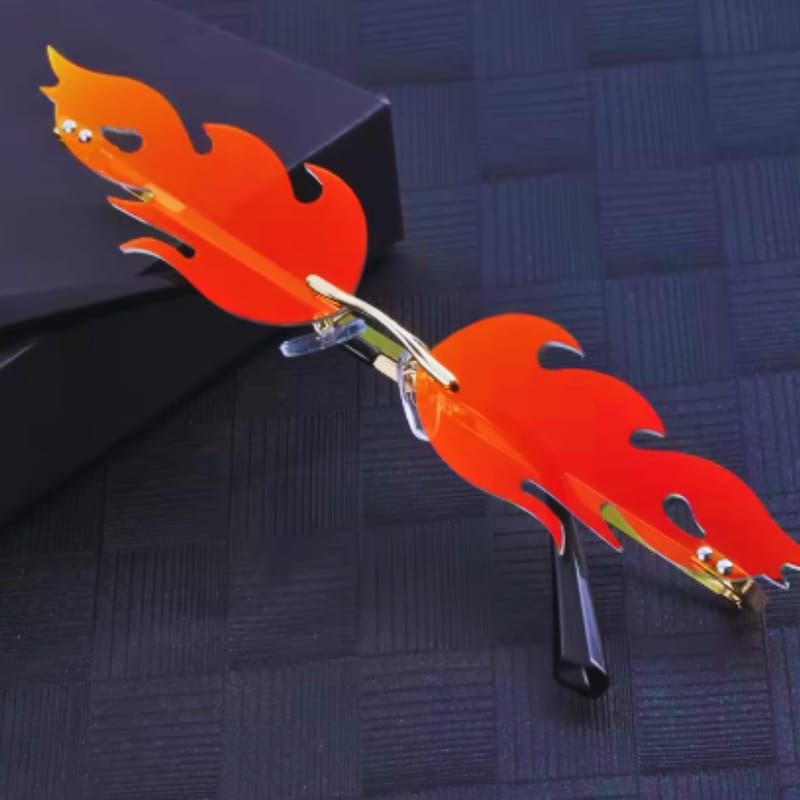 Flame Sunglasses - Etsy