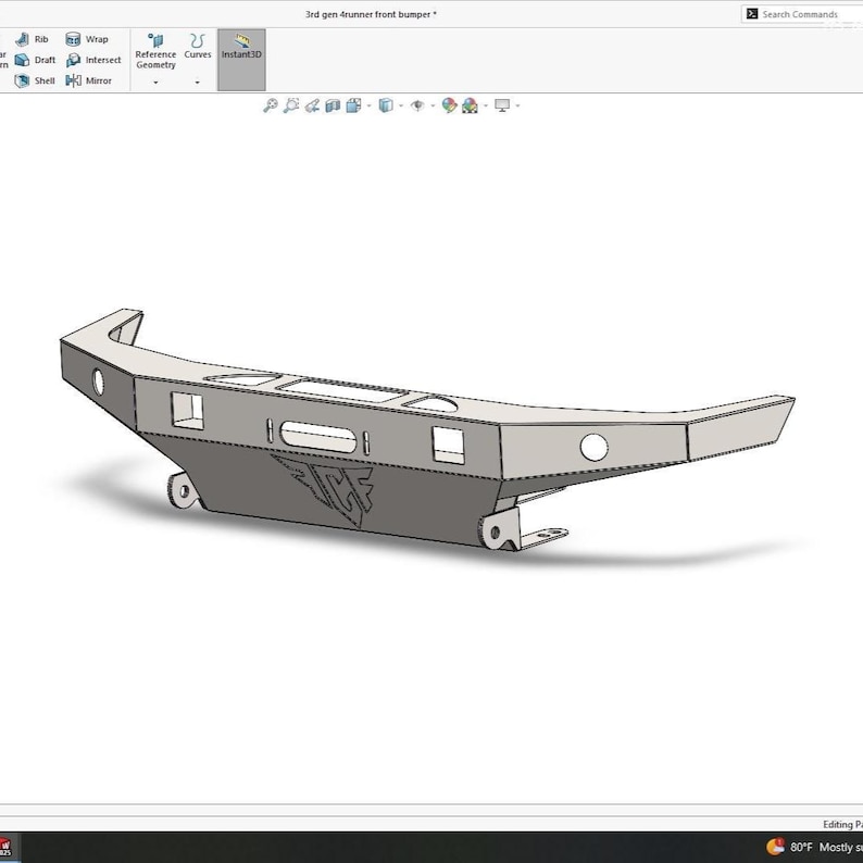 3rd Gen 4runner Sheet Metal Bumper (96-02) - Etsy