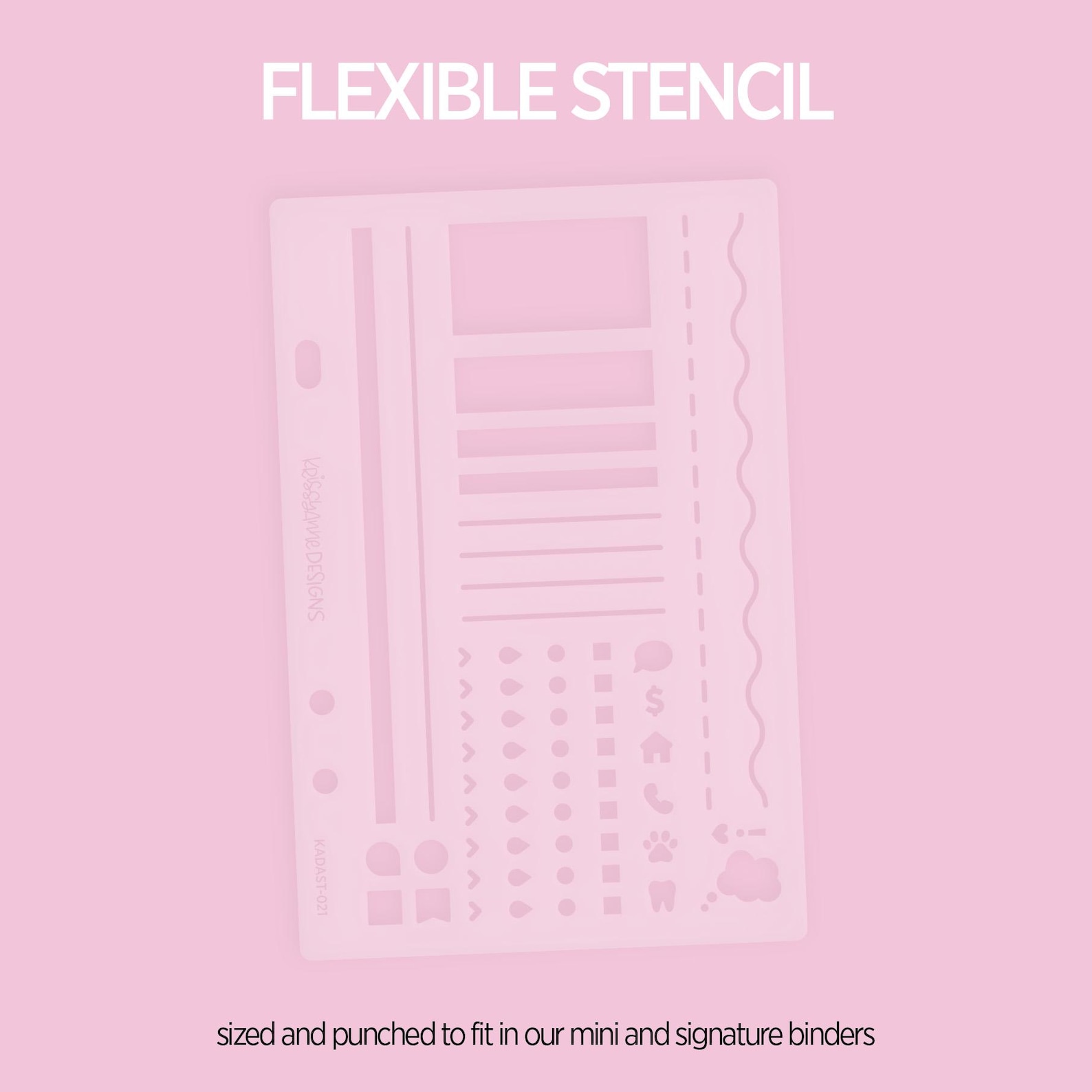 KAD Stencil - Small Laurel Denise Scout (portrait) - Stencil for ...