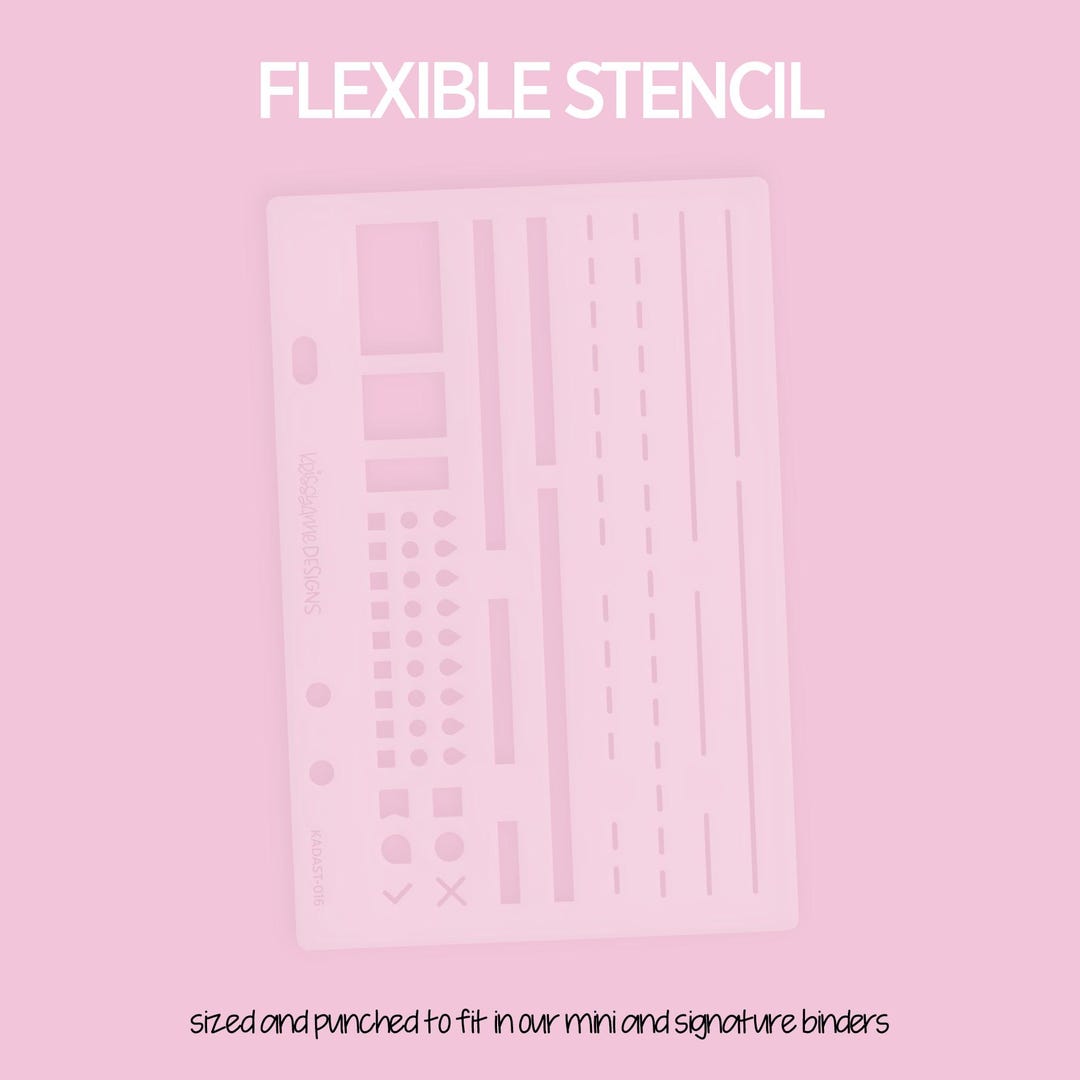 KAD Stencil - Laurel Denise Small Monthly (anne + Nancy) - Stencil for ...