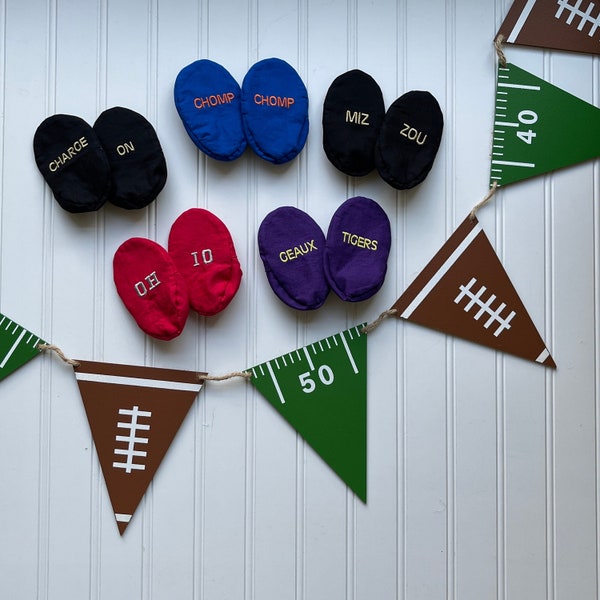 Football Booties - Etsy