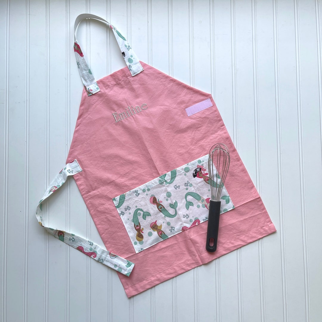 Kids Personalized Aprons Girls' Favorites Embroidered, Monogram ...