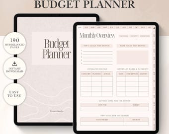 Digital Financial Budget Planner, Finance Tracker, Goodnotes Budget ...