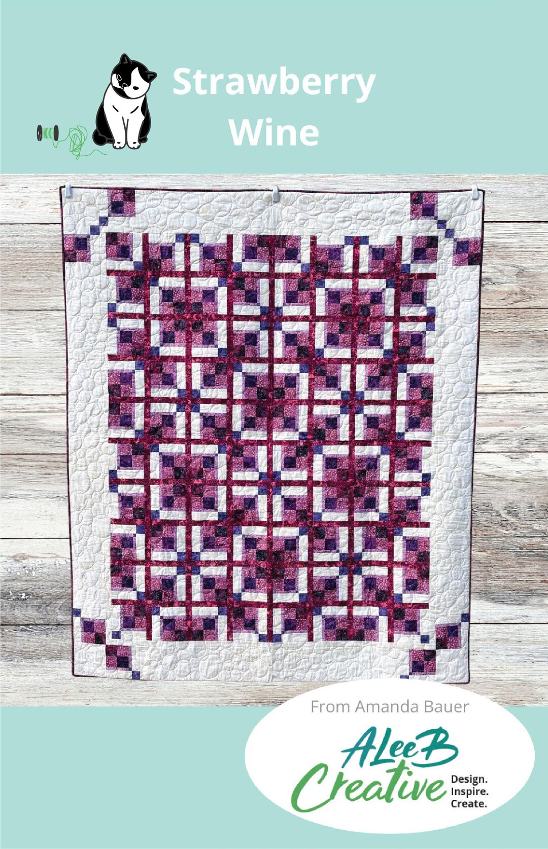 Strawberry Wine Quilt Pattern - Etsy