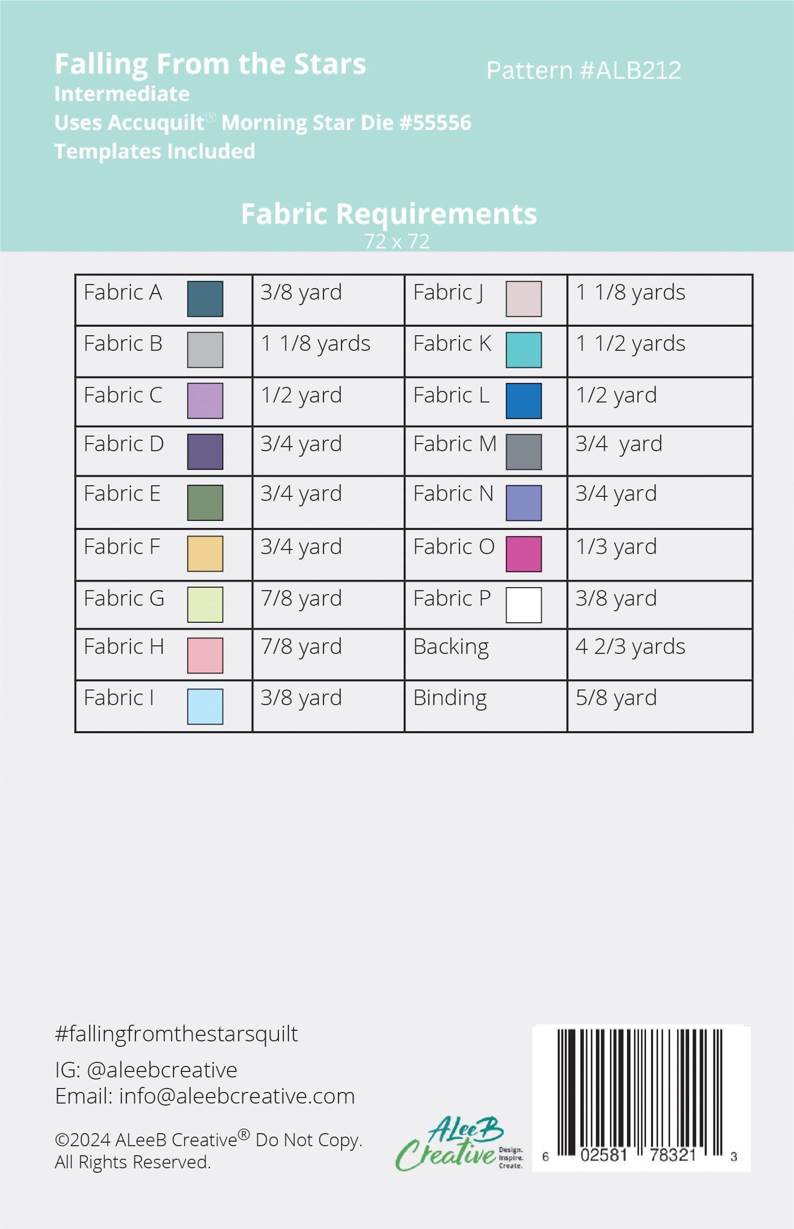 Falling From the Stars Quilt Pattern - Etsy