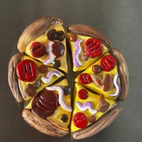 Mini Pizza Magnet - Etsy