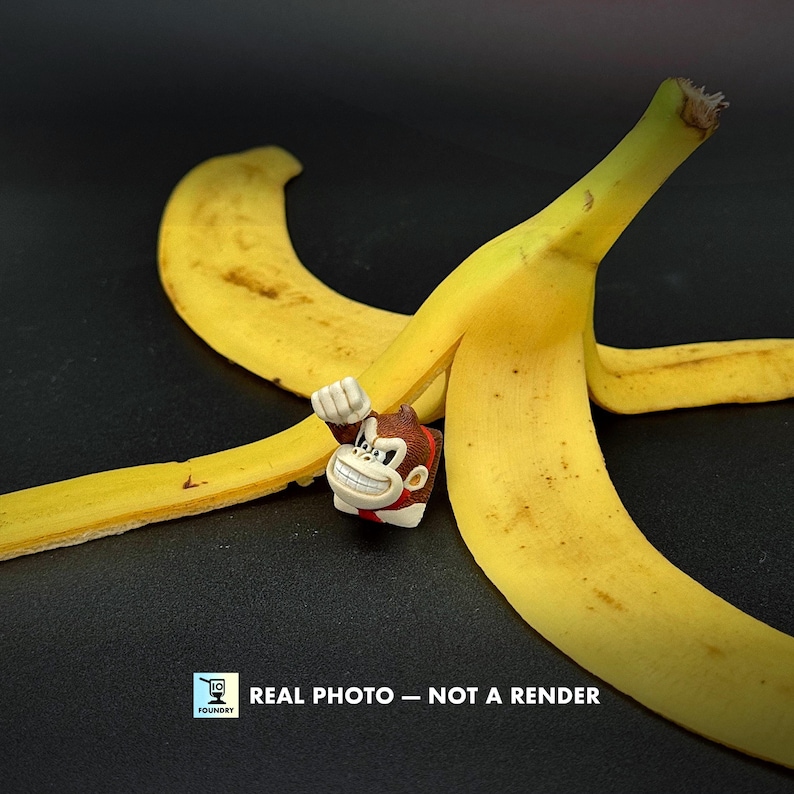 Gorilla Kong Keycap – Hand-painted Resin Keycap for Mechanical ...