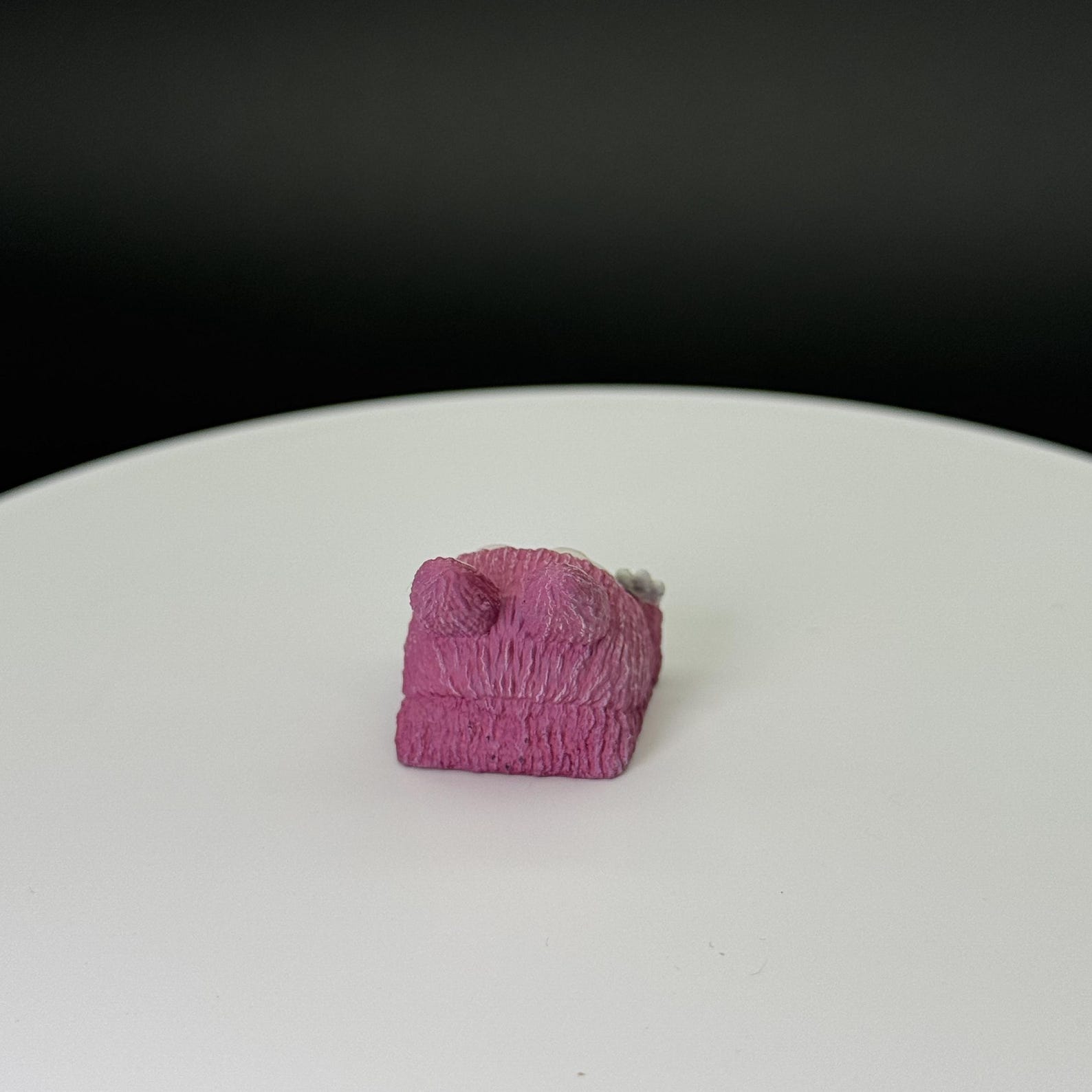 Pink Labubu Bunny Artisan Keycap – Hand-painted Custom MX Keycap | Cute ...