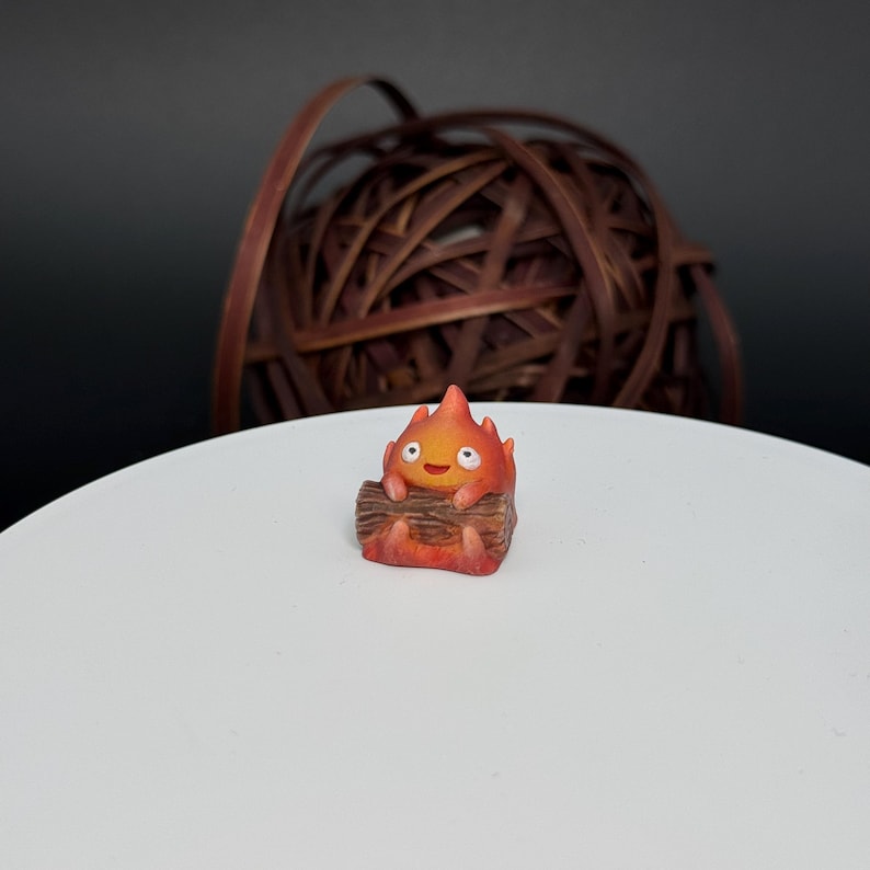 Calcifer Keycap - Studio Ghibli Inspired Artisan Creation, Howl’s ...