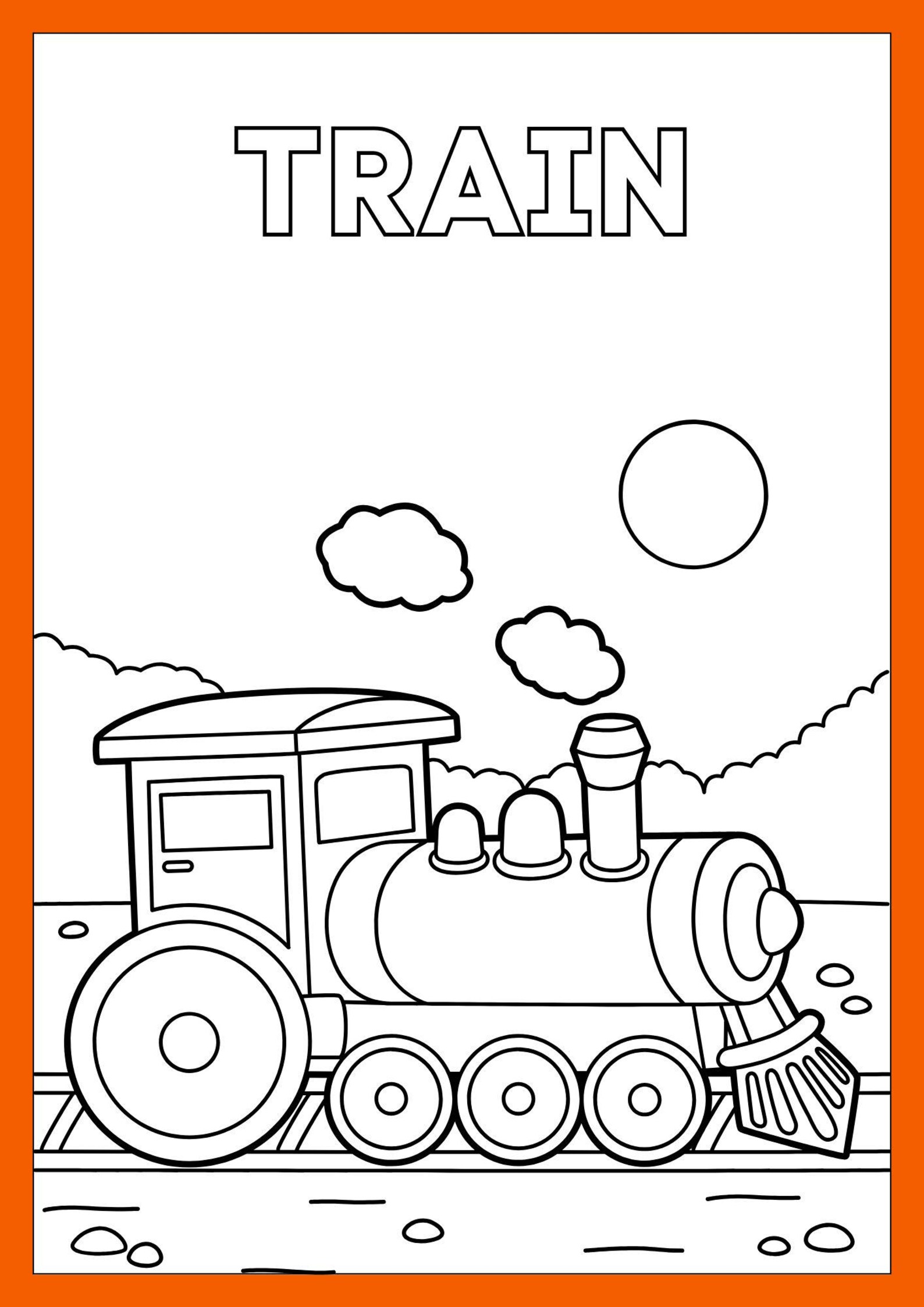 Transportation Coloring Pages | Vehicles Transport Coloring Book | Fun ...