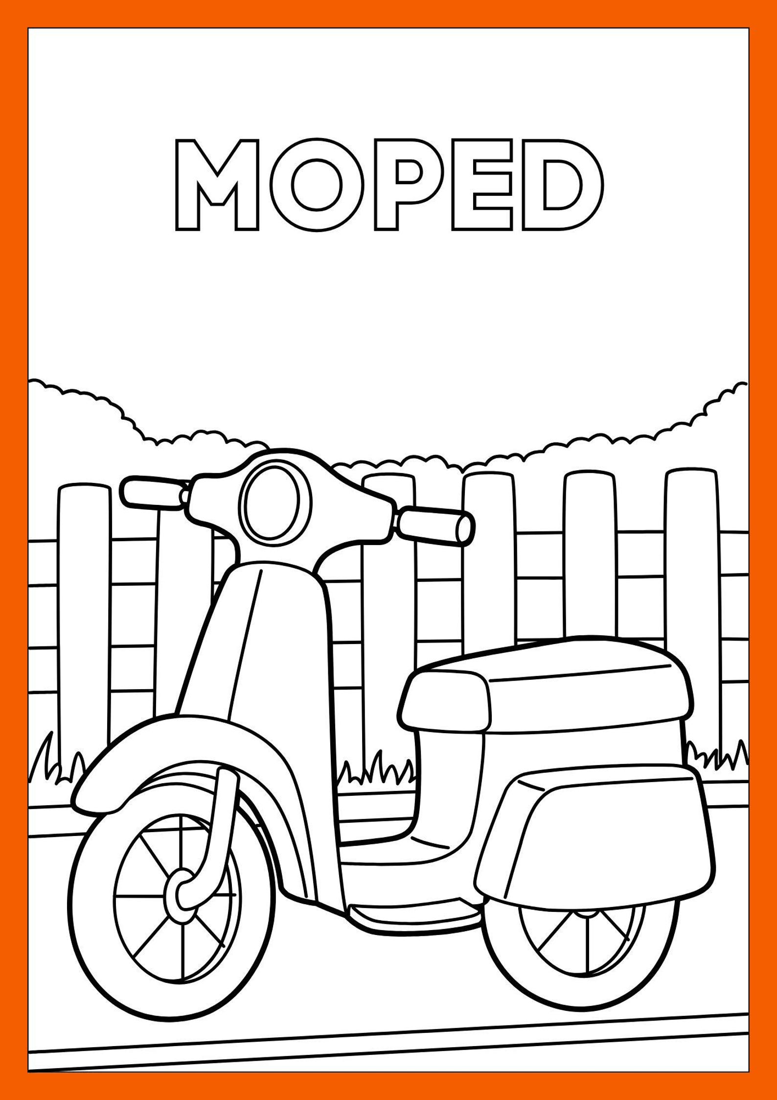 Transportation Coloring Pages | Vehicles Transport Coloring Book | Fun ...