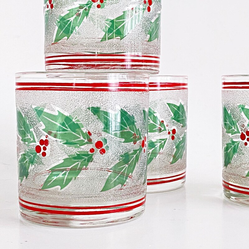 Christmas Glassware - Etsy
