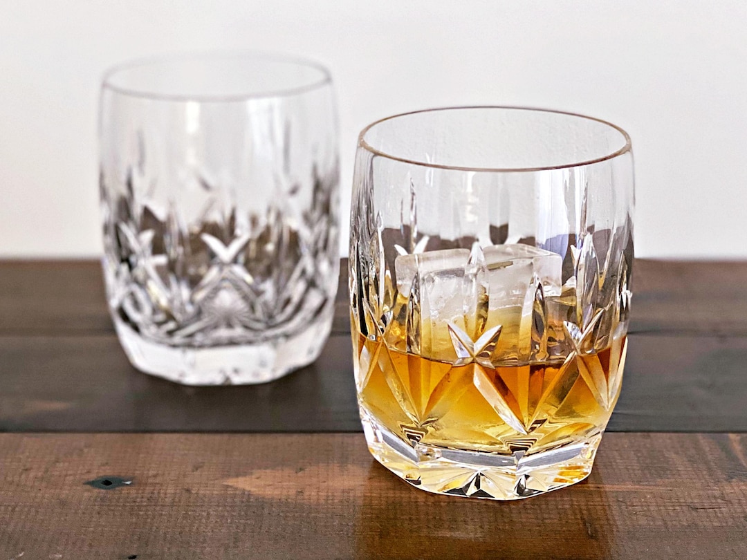 A Pair of Luxury Crystal Whiskey Glasses Waterford Westhampton Cut ...