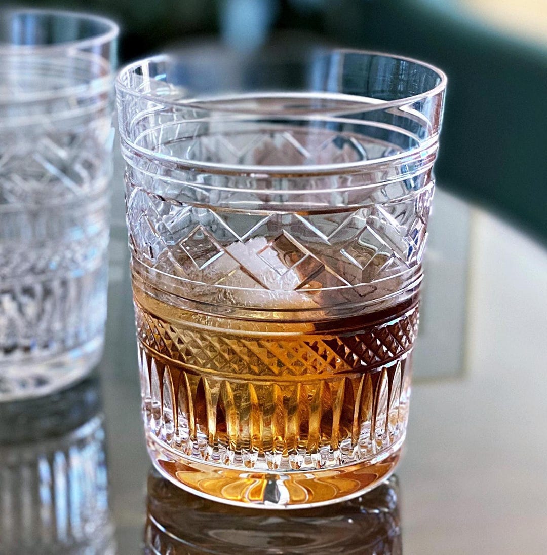 Jaipur Waterford Crystal Whiskey Glass Michael Aram Designer Barware ...