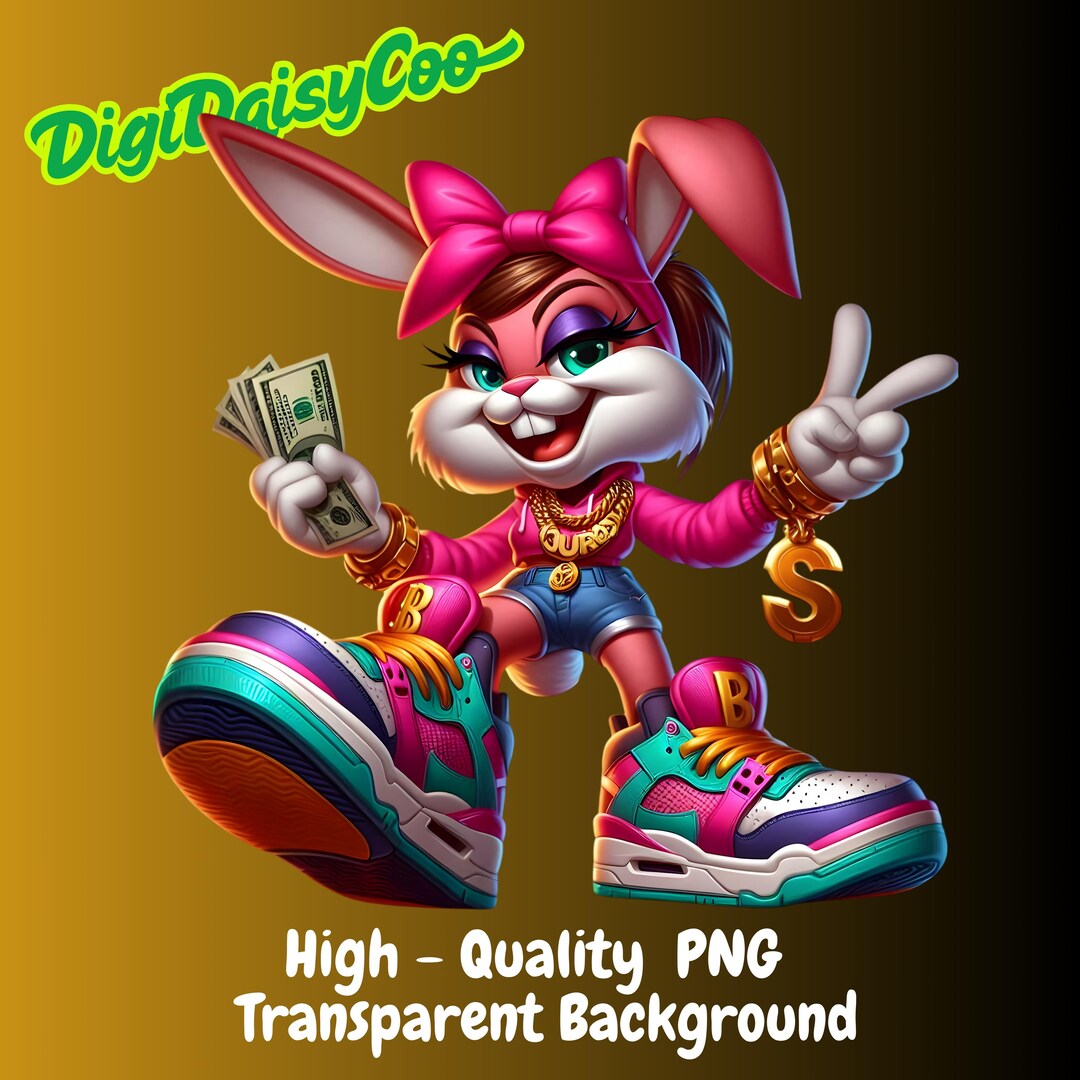 Urban Girl Rabbit Png | Gangster Urban Best Bunny | Urban Trap Girl ...