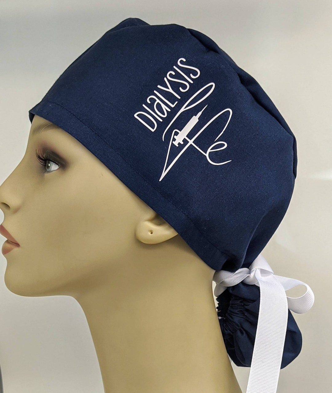 Dialysis Scrub Cap, Ponytail, Hybrid or Men's Style - Etsy