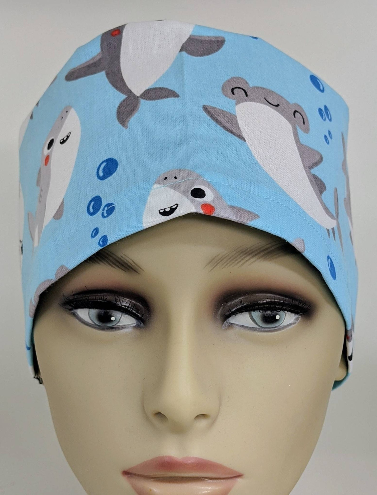 Cute Shark Scrub Cap Ponytail Hybrid Surgeon Cap/mens | Etsy