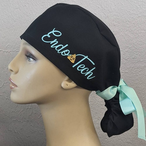 Endo Tech Scrub Cap Ponytail Hybrid Mens Surgeon Cap - Etsy