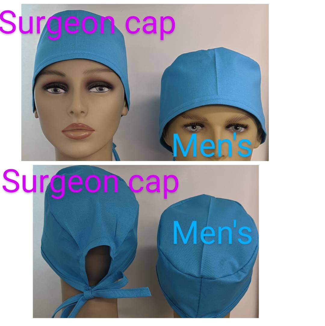 ENT Theme Scrub Cap Ponytail Hybrid Surgeon Cap/mens | Etsy