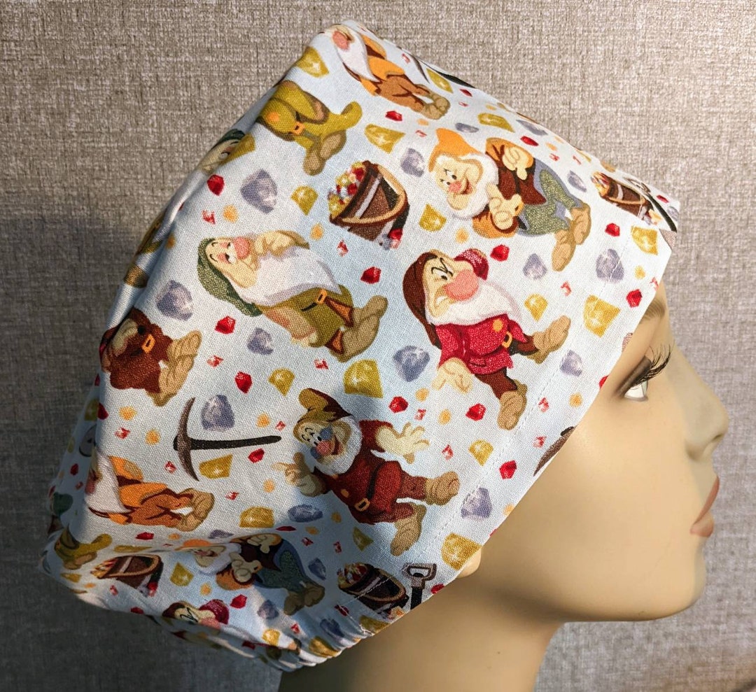 Dwarfs Scrub Cap.. Ponytail, Hybrid, Surgeon Cap, Mens - Etsy