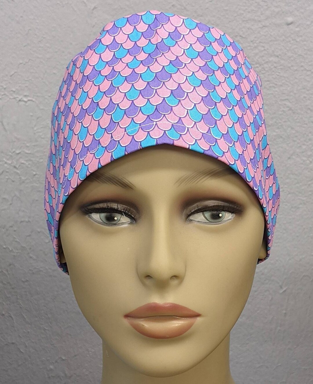 Mermaid Scales Surgical Caps Offered in Ponytail, Hybrid, Surgeon Cap ...