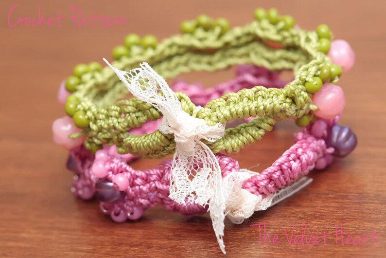 Beaded Jewelry Pattern, Crochet Bracelet, Jewelry Tutorial, Easy ...