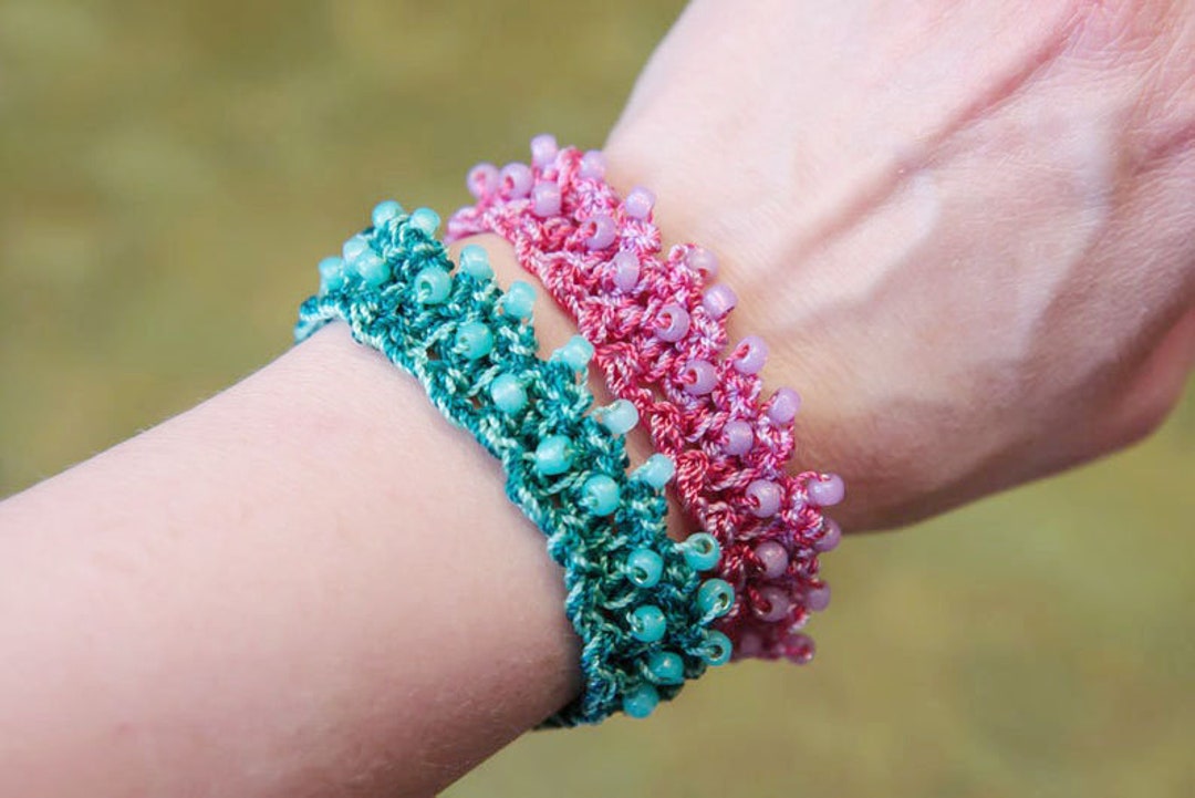 Beaded Bracelet Patterns, Crochet Jewelry Tutorial, Bead Tutorial, Seed ...