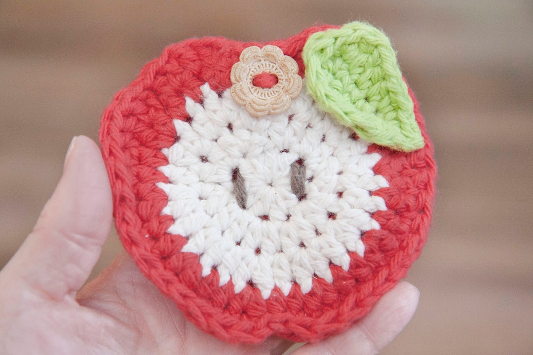 Crochet Apple Pattern Crochet Coin Pouch Crochet Change - Etsy