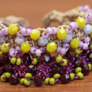 DIY Jewelry Tutorial, Crochet Bracelet Pattern, Beaded Jewelry Tutorial ...