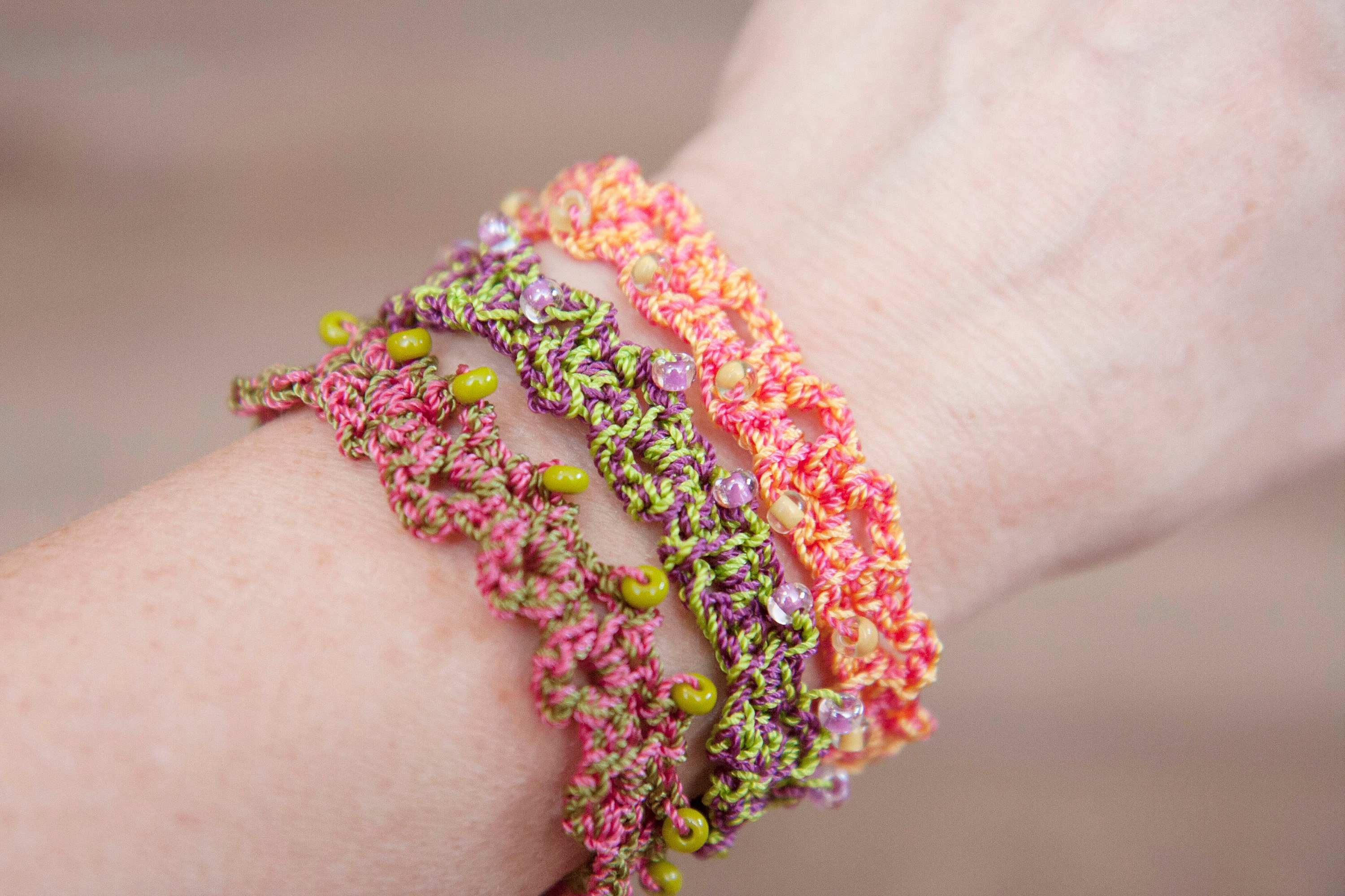 Jewelry Tutorial, Bead Bracelet Tutorial, Beaded Bracelet Stack, Easy ...