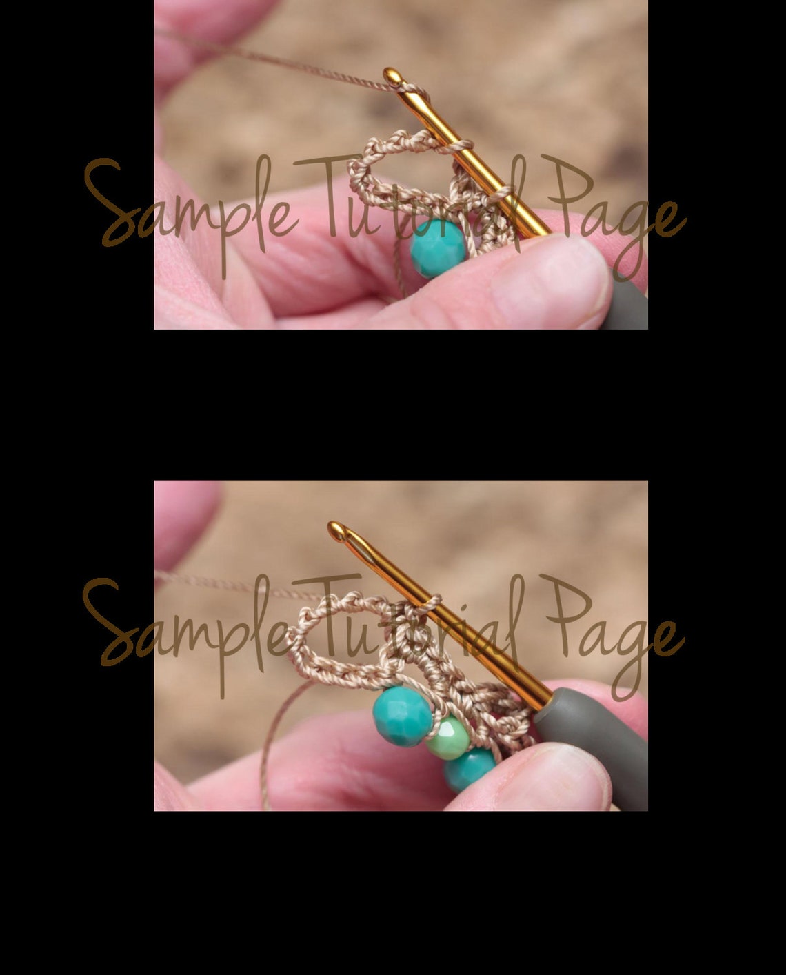 Jewelry Tutorial Crochet With Beads Pattern Crochet - Etsy