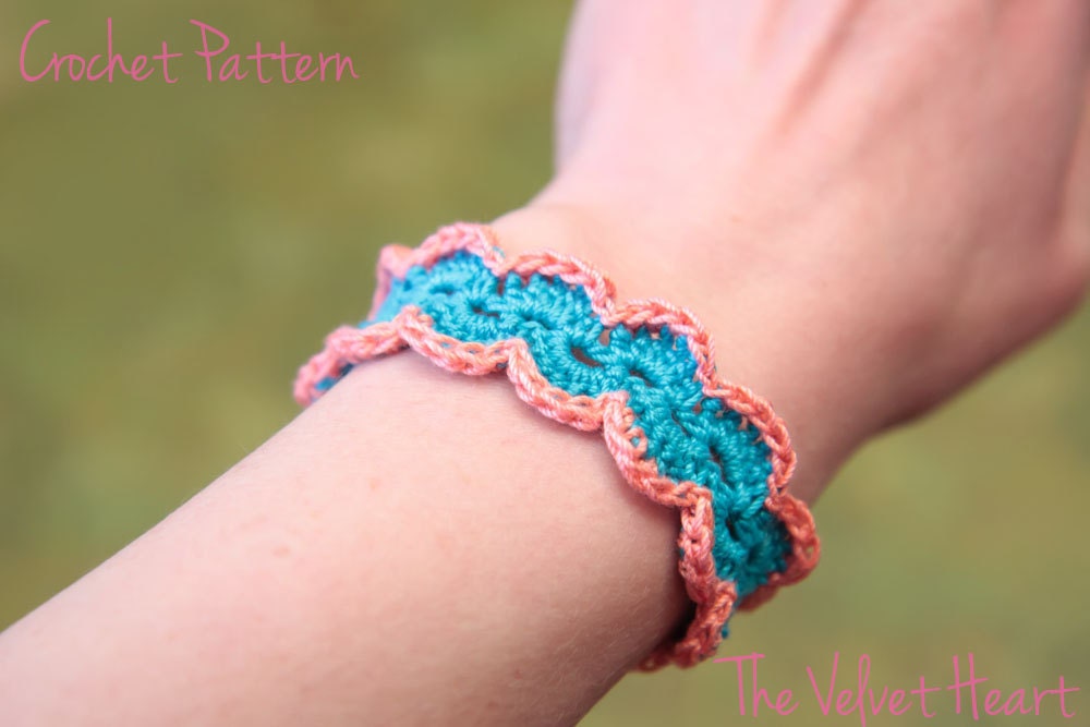 DIY Jewelry Tutorial Crochet Bracelet Pattern Crochet - Etsy