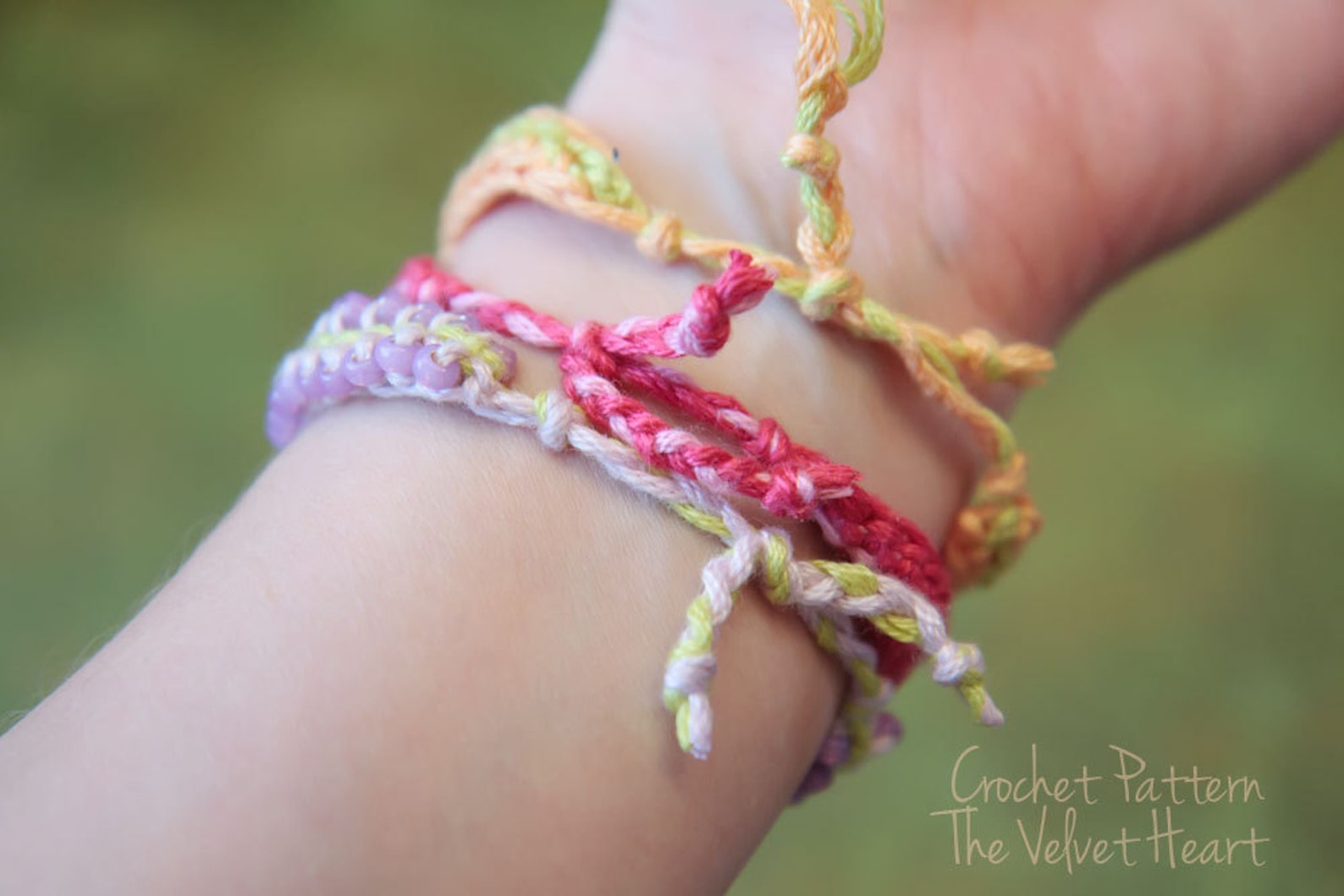 Easy Crochet Pattern Jewelry Tutorial Crochet Bracelet | Etsy