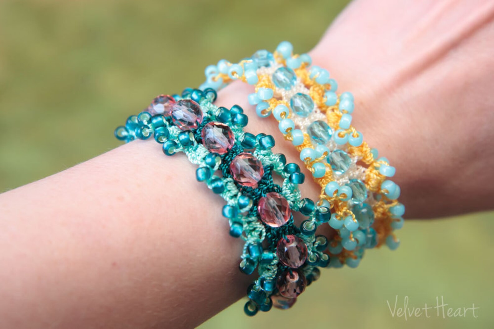 Crochet Jewelry Tutorial, Bead Jewelry Design , DIY Jewelry, Crochet ...