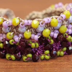 DIY Jewelry Tutorial, Crochet Bracelet Pattern, Beaded Jewelry Tutorial ...