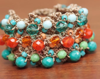 TUTORIAL: Beaded Crochet Rope - Etsy