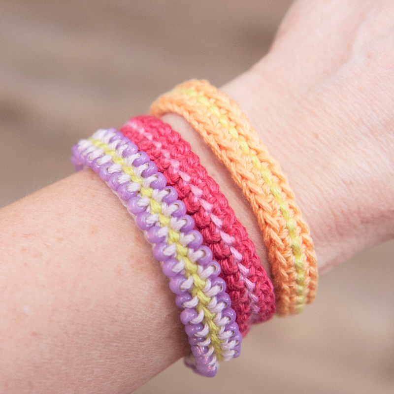 Crochet Bracelet - Etsy