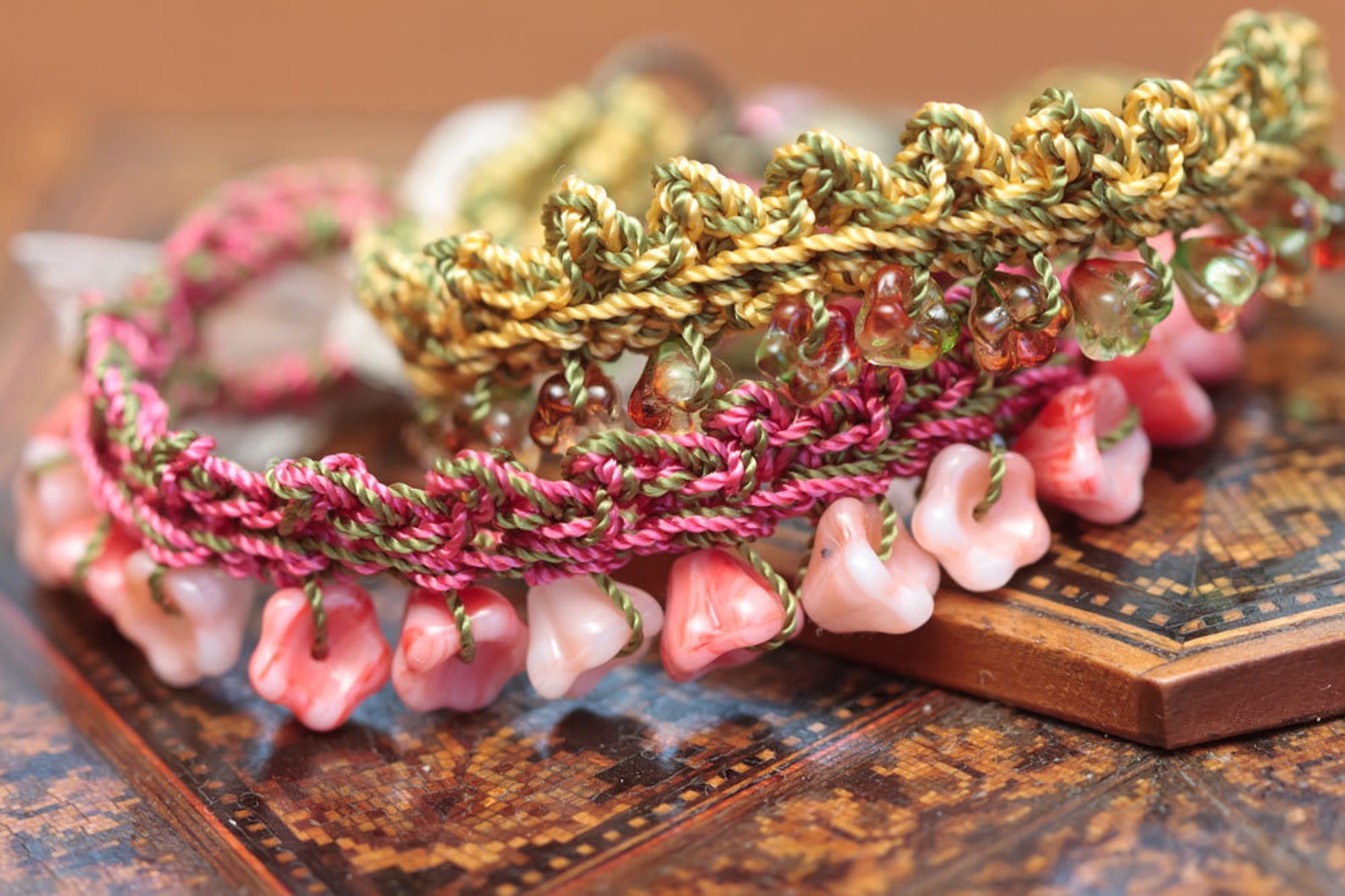 Crochet Jewelry Tutorial Beaded Jewelry Making Crochet | Etsy