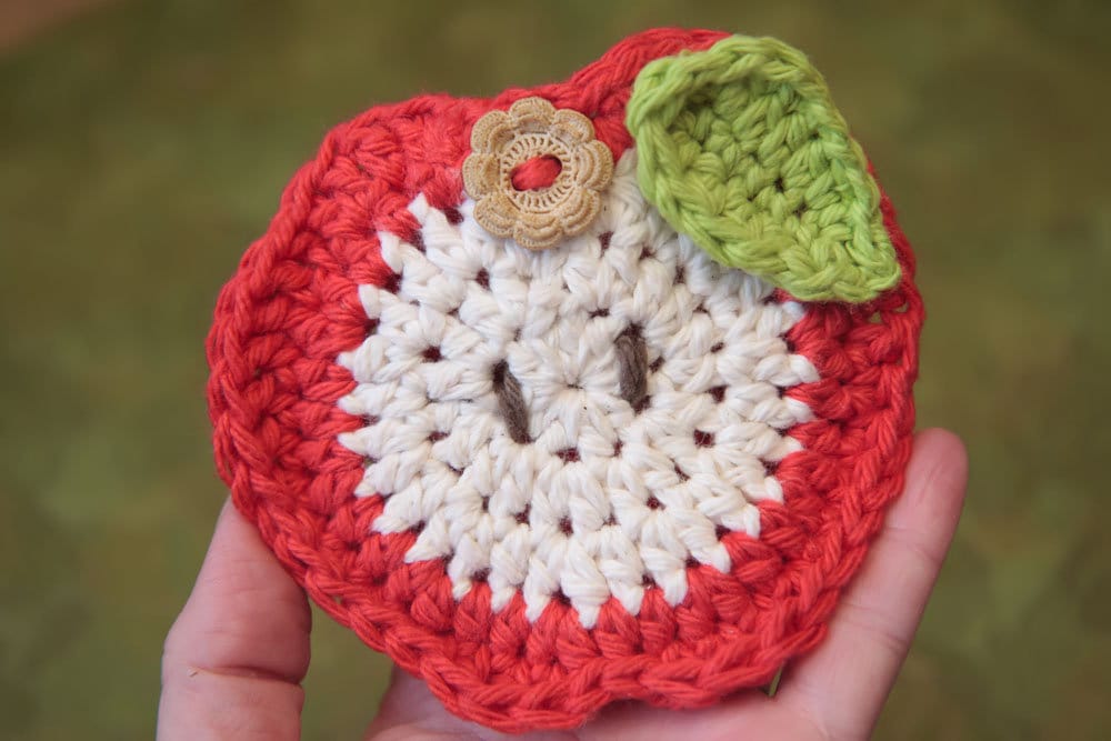 Crochet Apple Pattern, Crochet Coin Pouch, Crochet Change Purse Pattern ...