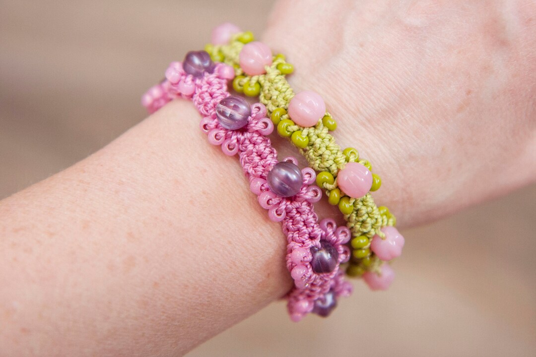 Beaded Jewelry Pattern, Crochet Bracelet, Jewelry Tutorial, Easy ...