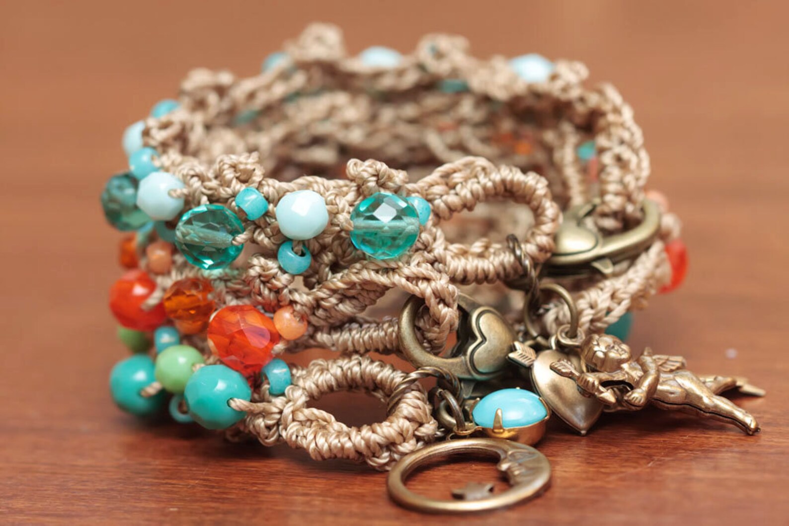 Jewelry Tutorial Crochet With Beads Pattern Crochet - Etsy